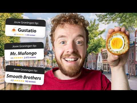 48 uur in GRONINGEN met BESTE FOODTOUR! 🍕🤩