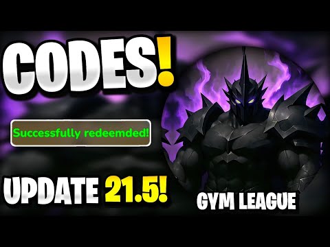 🤯*NEW* All Working UPDATE 21.5 CODES FOR GYM LEAGUE! ROBLOX GYM LEAGUE CODES