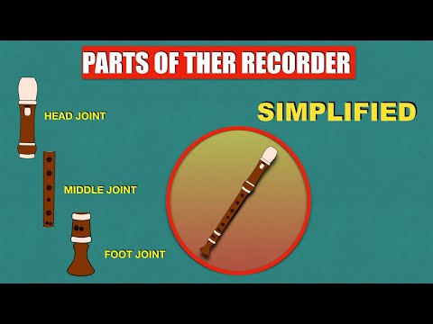 Parts of the Recorder (Simplified)
