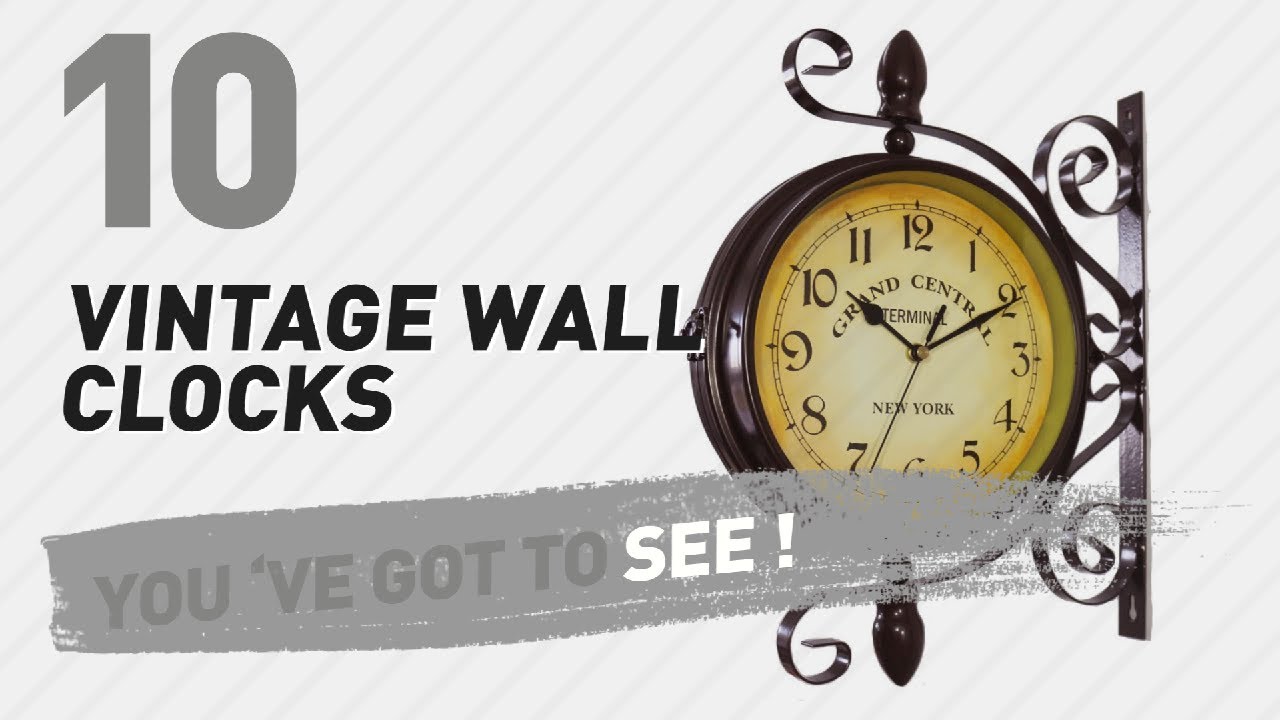 Vintage Wall Clocks // New & Popular 2017