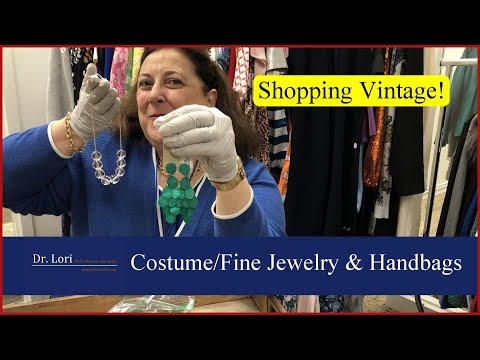 Shopping Vintage Treasures: Costume & Fine Jewelry, Handbags, Shoes, more - Thrift with Dr. Lori