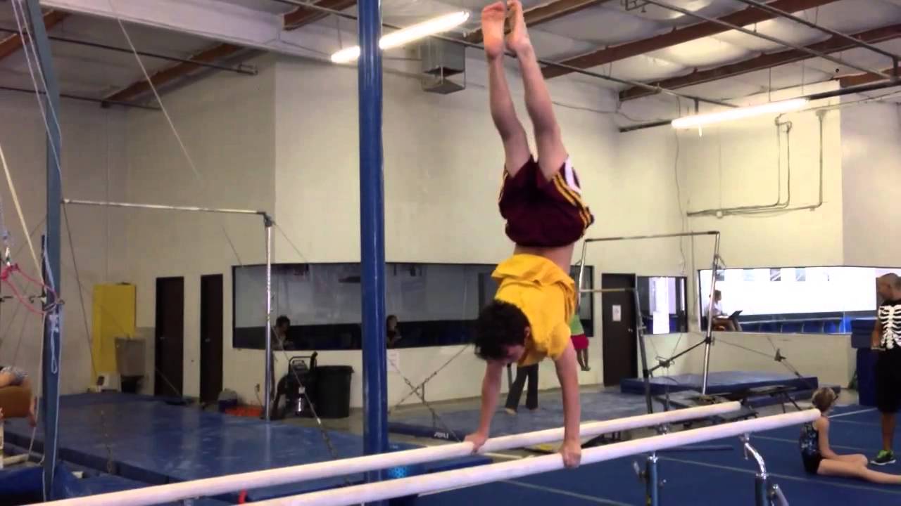 Mason Pirouette  on P-Bars