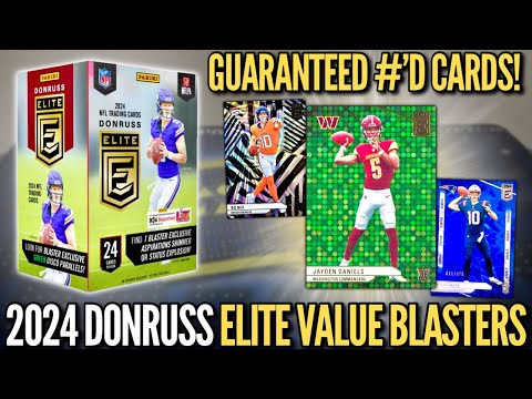 GUARANTEED NUMBERED CARDS IN RETAIL?! π³ 2024 Panini Donruss Elite Football Value Blaster Box Review