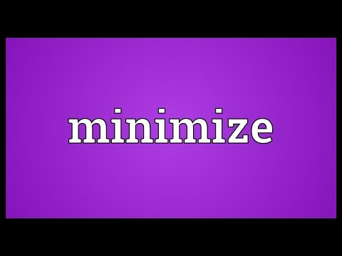 Minimize Meaning
