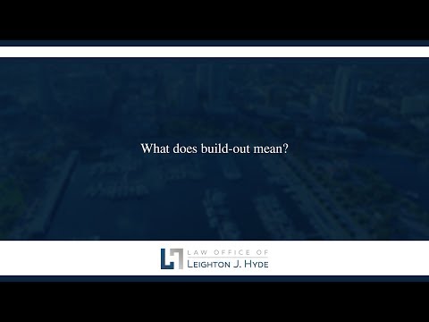 What does build-out mean?