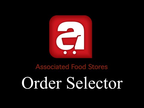 Associated Food Stores Order selector