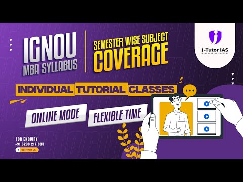 Ignou MBA Syllabus Semester Wise Subject Coverage