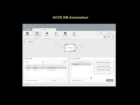 [ACVS] EM automation for SerDes channel
