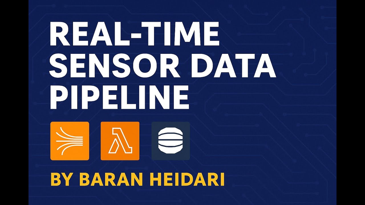 Real-Time Sensor Data Pipeline with AWS Kinesis, Lambda & DynamoDB