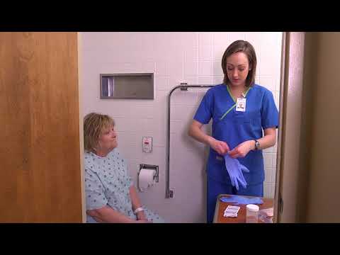Collecting a Midstream Urine Specimen