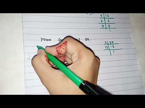 Prime Factors of 39 | Prime Factorization