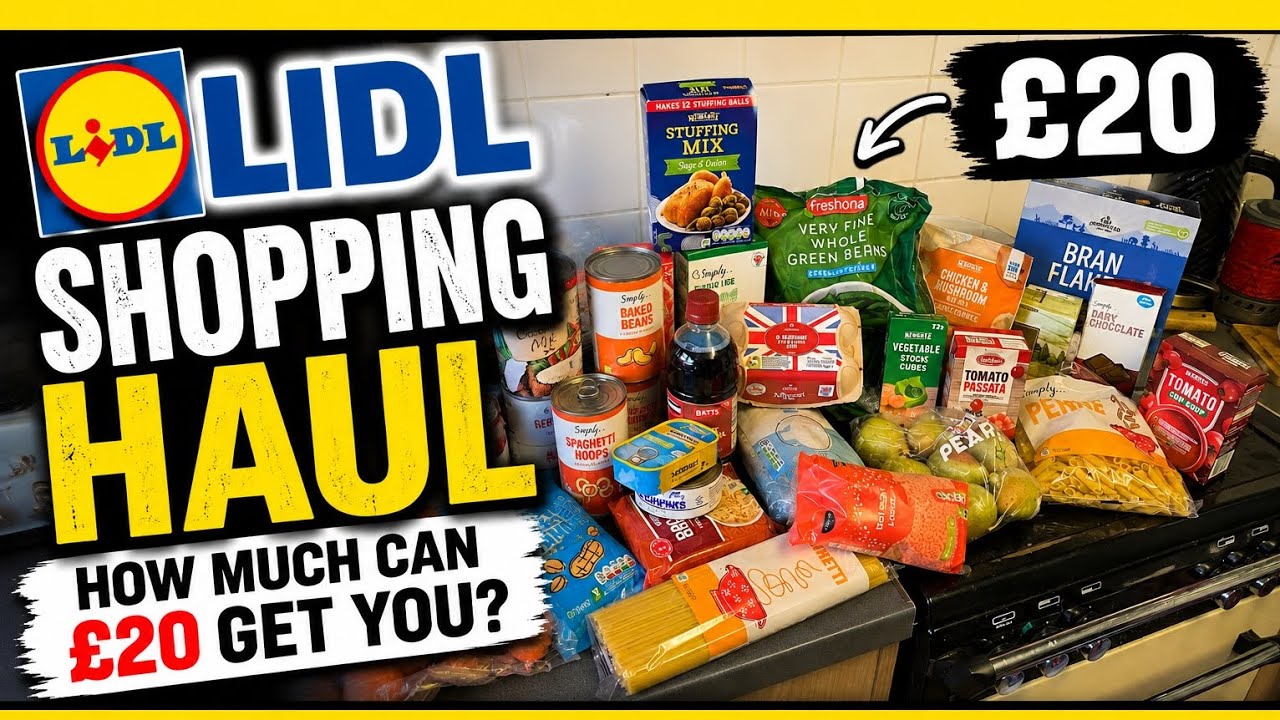 How Much Can £20 Really Buy at Lidl? | Budget Shopping to Beat the Cost of Living Crisis