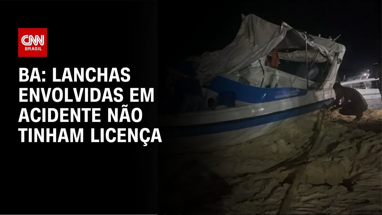 Acidente entre lanchas deixa um morto e 14 feridos na Bahia | CNN Brasil