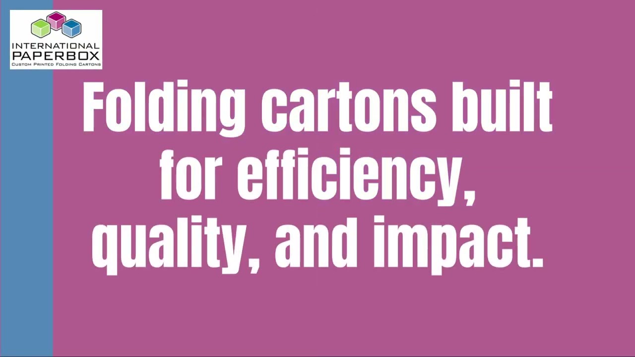 Custom Folding Cartons That Perform | Packaging Solutions by International PaperBox