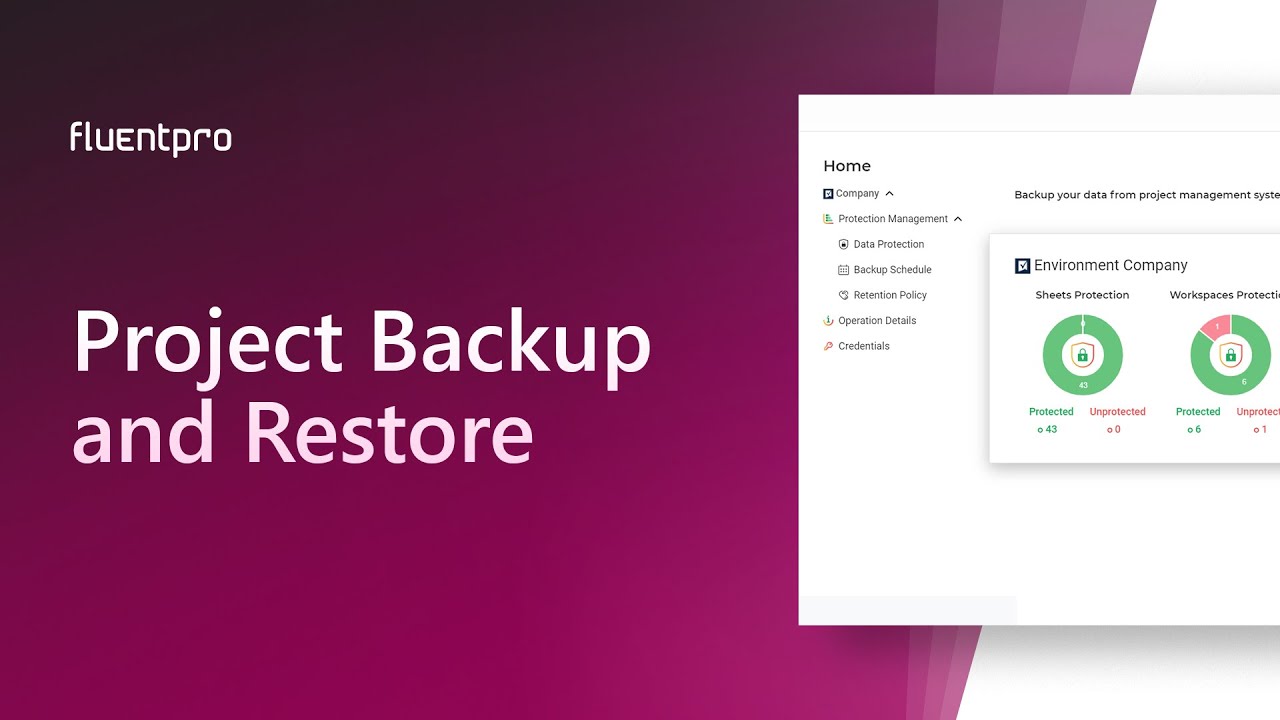 Project Backup and Restore | FluentPro
