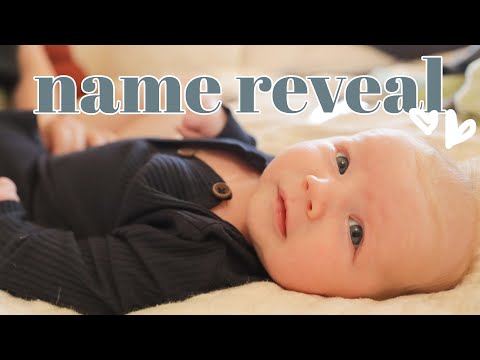 MEET OUR BABY // name reveal & meaning