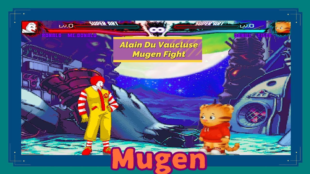 Mugen : Ronald McDonald Vs Daniel Tiger (Request)