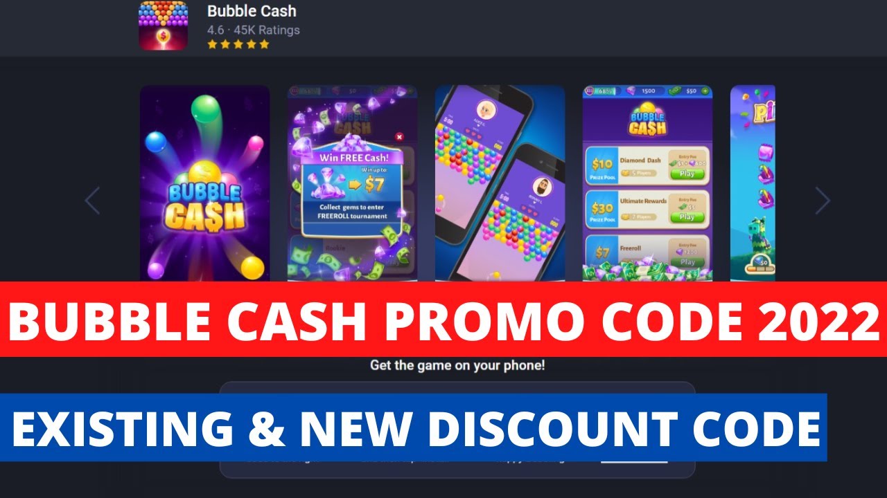 Bubble Cash Promo Code | Bubble Cash Promo Code 2022 | Bubble Cash Promo Codes