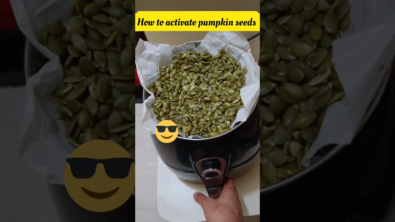 nobody tells how to activate pumpkin seeds 😔#shortsfeed #shortsvideo