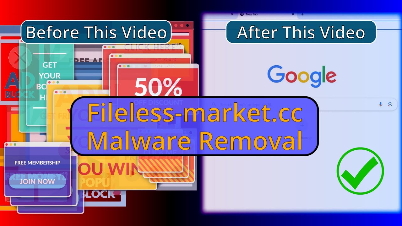 Fileless-market.cc Virus - Automatic and Manual Removal