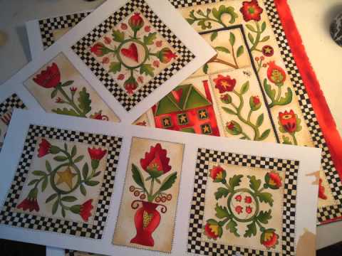 Round Robin Moda fabric design by Kathy Schmitz