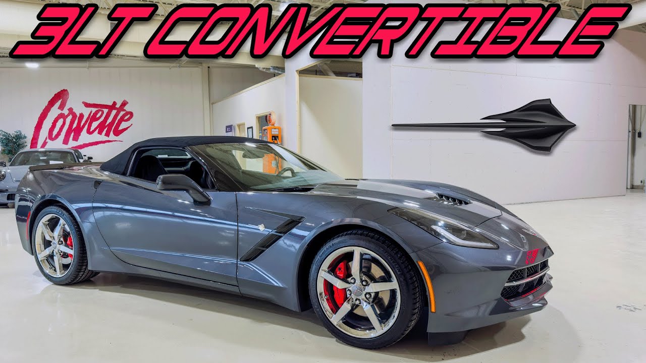 2014 Cyber Gray C7 Convertible Stingray at Corvette World!