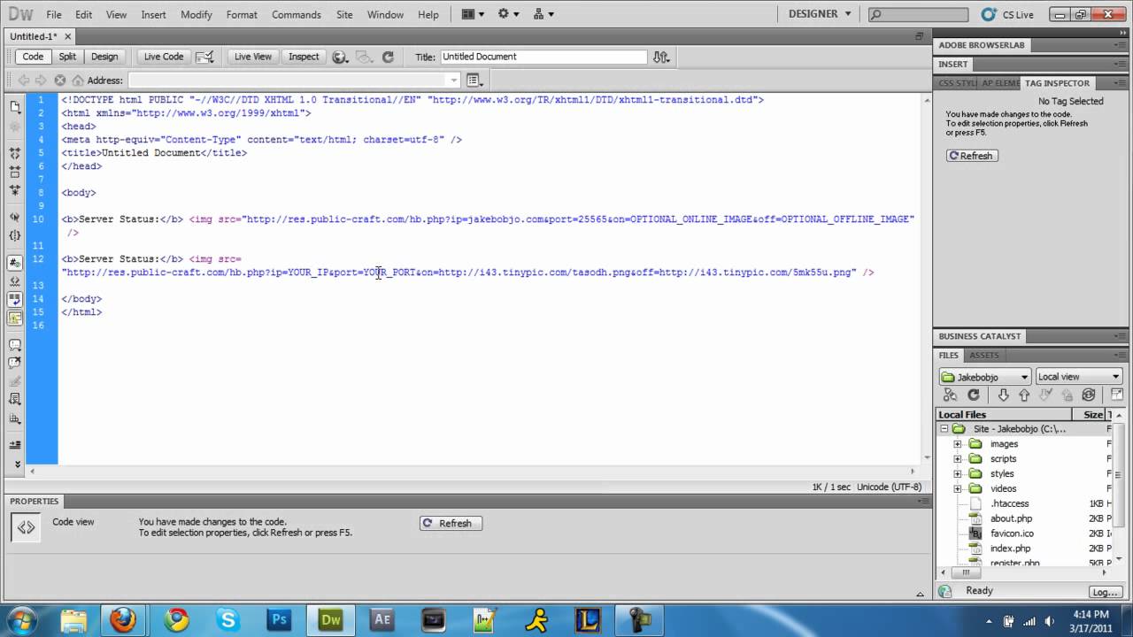 Minecraft // Server Status Indicator Tutorial (HD)