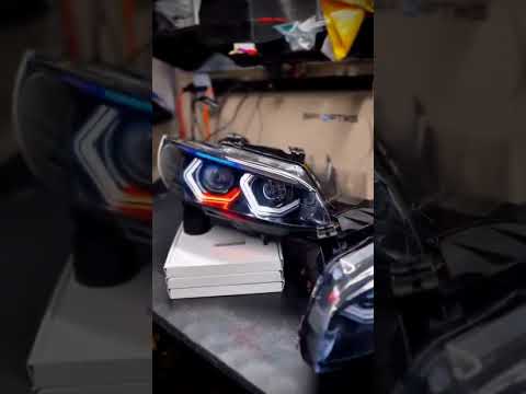 Bmw Rgb running headlight..| Rgb led running light..| Rgb drl light...