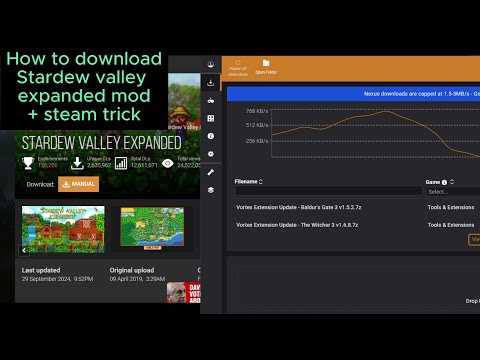 How to download Stardew Valley Expanded on Nexus mods + a Steam trick [Windows 11]