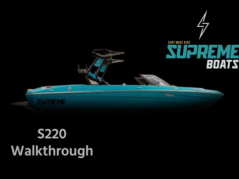 New 2023 Supreme S220 Power Boats Inboard in Lakeport, CA | Stock Number: