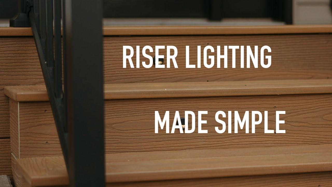 Installing Trex LED Stair Riser Lights (Quick & Easy)
