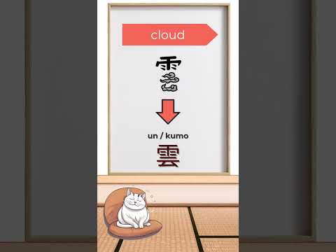 ☁️ The Kanji for “Cloud”