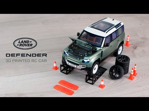 3D file Land Rover Defender - 3D PRINTED RC CAR 🚗 ・3D printer model to ...