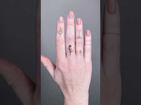 Finger tattoo ideas #tattoos #fun #fingertattoos #inked