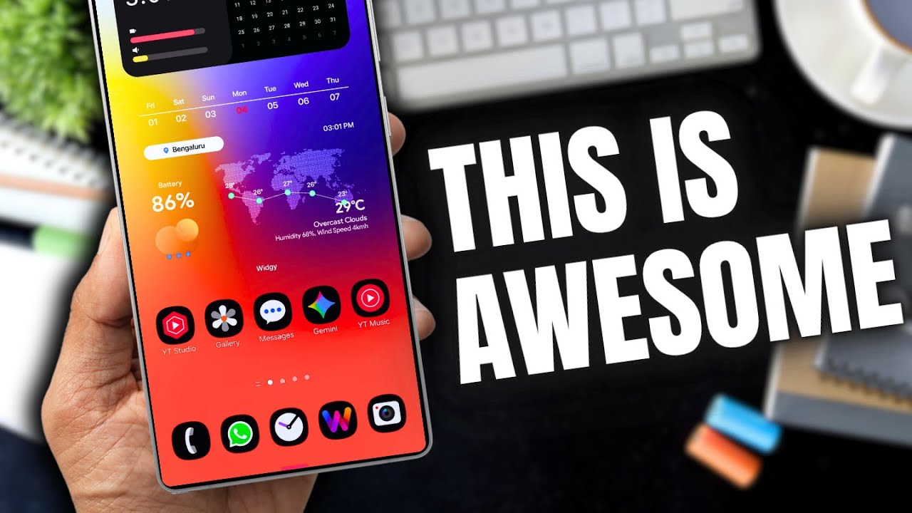 Systemwide Default Dark ICONS on Samsung Galaxy Phones - CUSTOMISE IT LIKE A PRO !