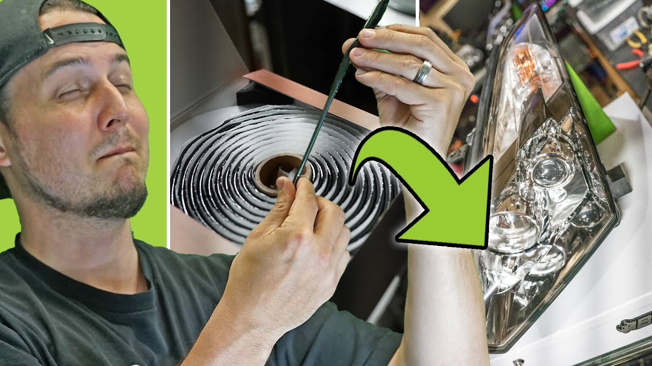 Resealing Headlights with Retro Rubber