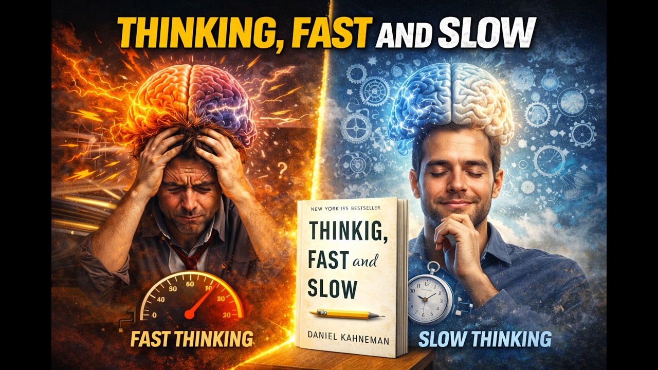 Thinking, Fast and Slow – Why Your Brain Tricks You (Daniel Kahneman)