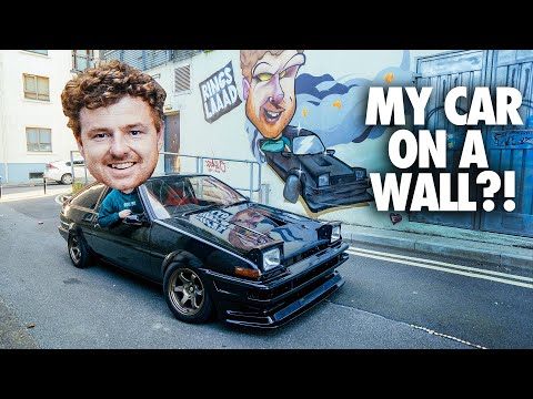 Someone Painted My AE86 on a Wall… I Can’t Believe It