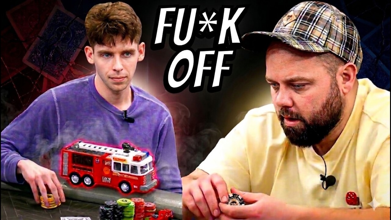 SHOCKING: Drunk Man Threatens his Life at the Poker Table