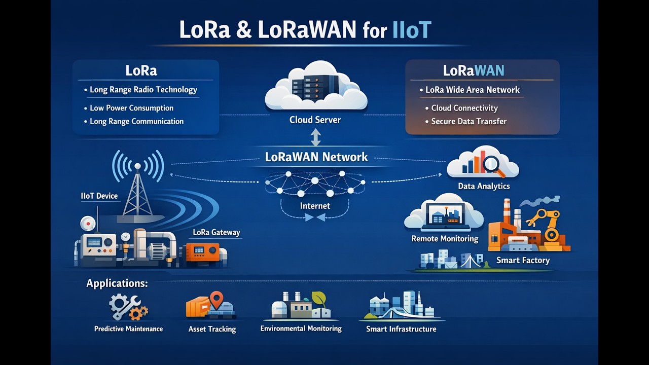 LoRa Explained | Long Range IoT Communication | LoRaWAN for IIoT Projects