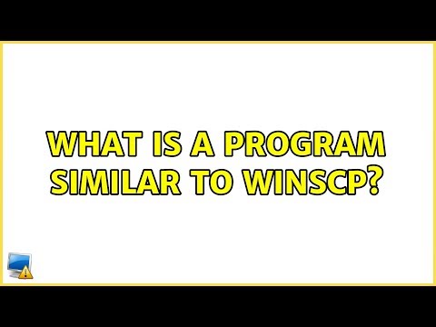 Ubuntu: What is a program similar to WinSCP?