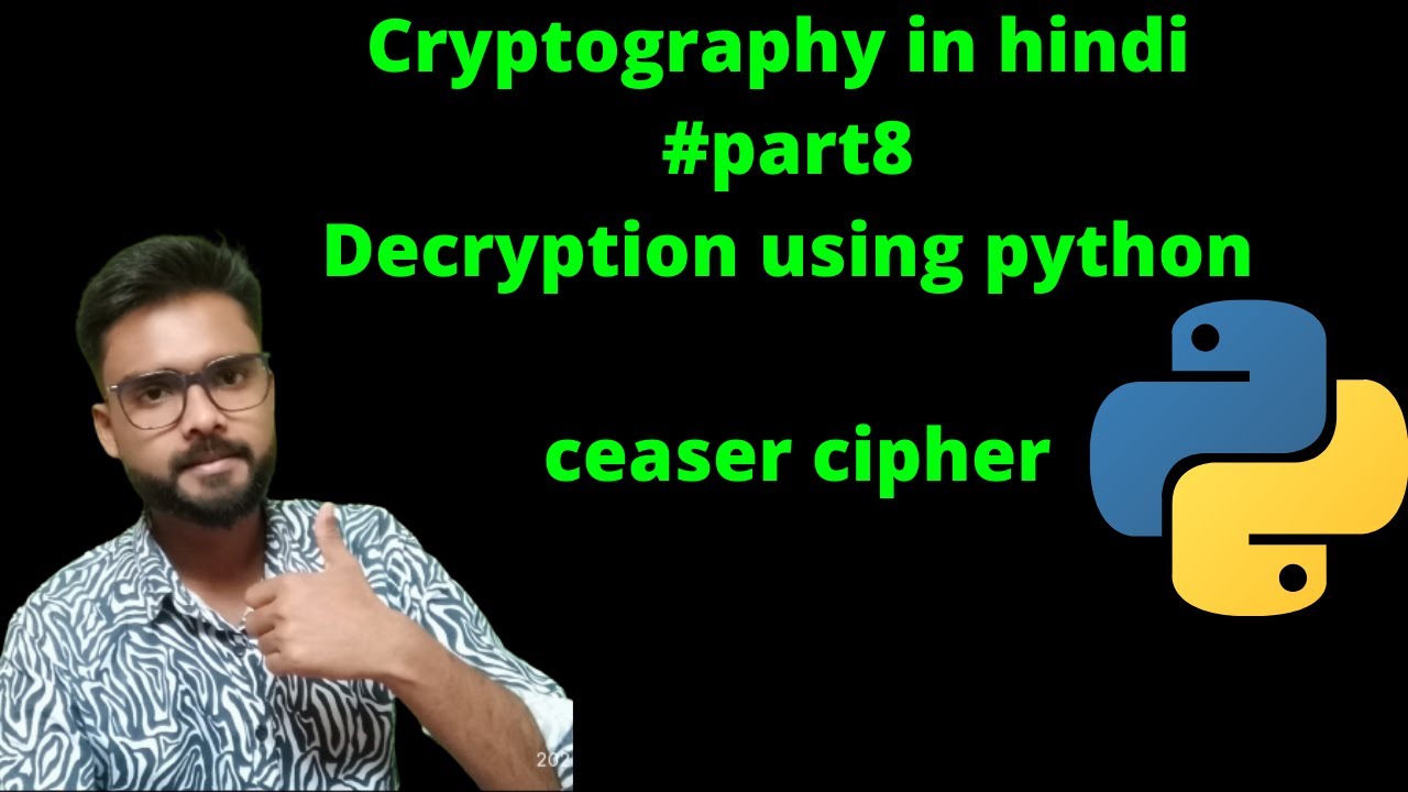 decryption using python script in hindi || cryptography in hindi part8
