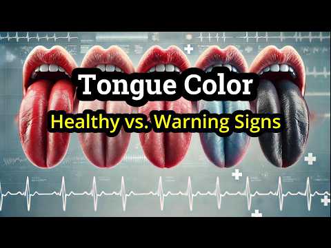 👅 Tongue Color Warning! What Your Tongue Reveals About Your Health (Red, Pale, Blue & Black) ⚠️🩺