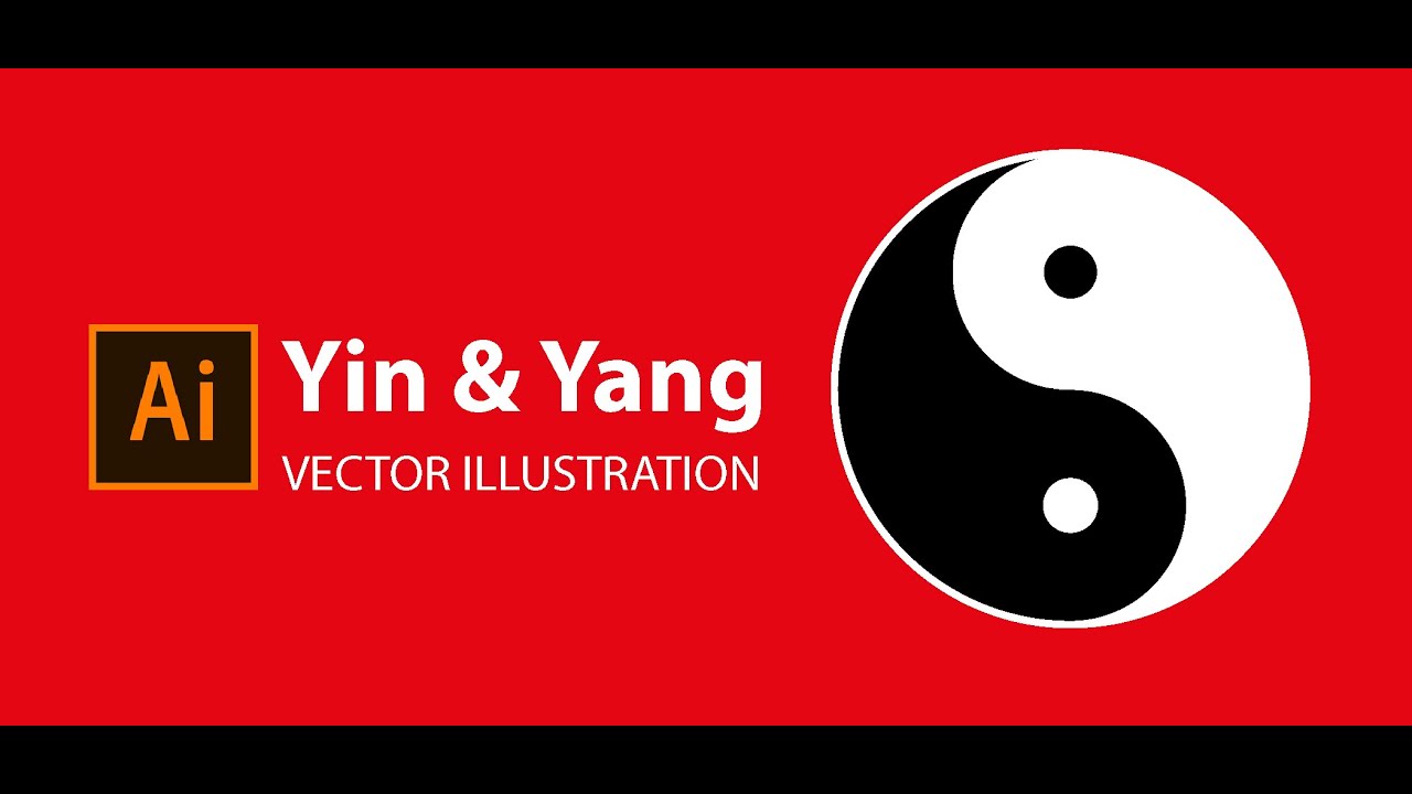 How to create  vector Yin & Yang symbol in Adobe Illustrator