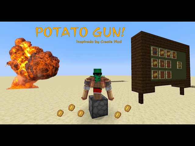 Minecraft Potato Gun