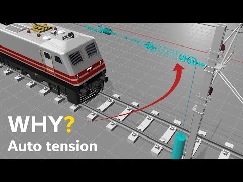 Railway overhead Dynamic tension control system
