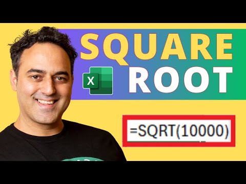 How to Calculate a Square Root in Excel with SQRT Function