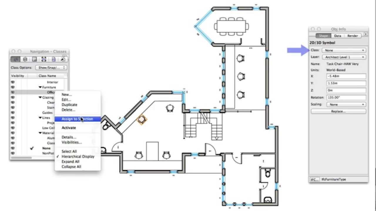 Vectorworks 2015 - Class and Layer Management