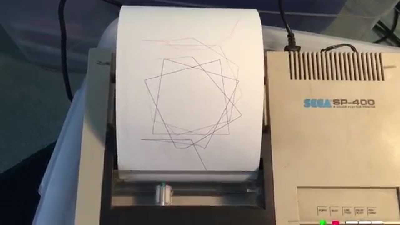 Sega SP-400 Plotter malfunction - broken gears?