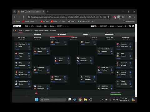 2024 NCAA Tournament Bracket Picks Prediction - March Madness
